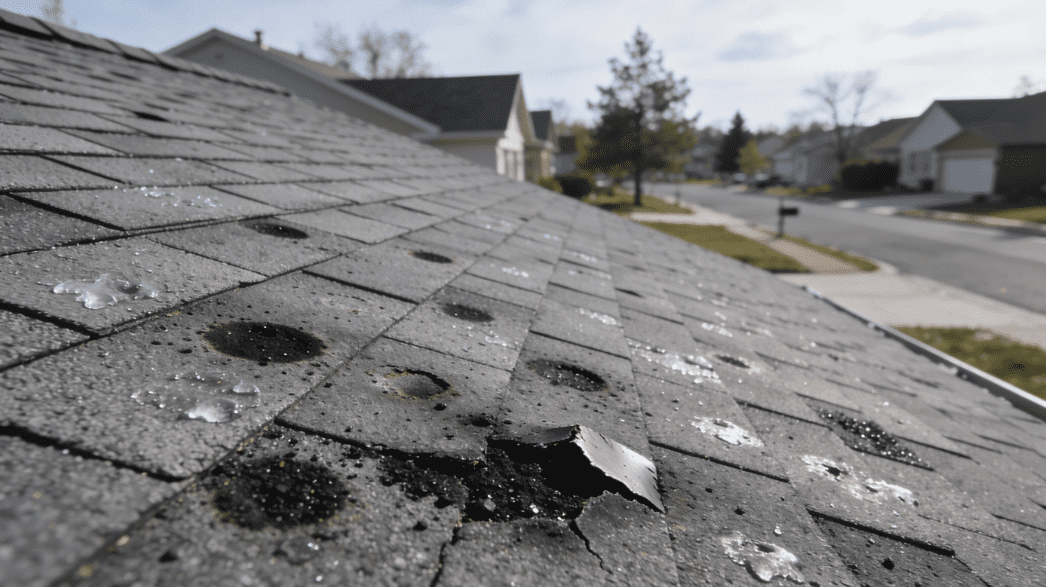 Hail Damage 101: Signs, Risks, and When to Call a Roofer | Wescon ...
